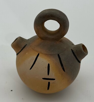 Small Clay Pottery Jar Paraguay | eBay