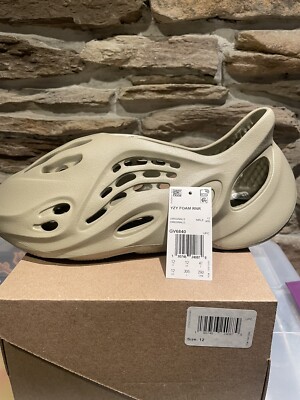 Adidas Yeezy foam RNR Stone Salt Light Brown GV6840 Size 12 | eBay