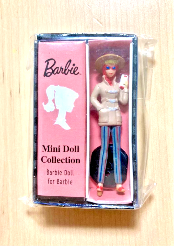 BANDAI Mini Doll Collection 2003 Set of 6 Tiny Barbie Dolls complete ...