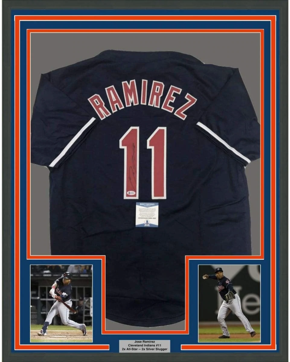 Jose Ramirez Autographed Memorabilia | Signed Photo, Jersey ...