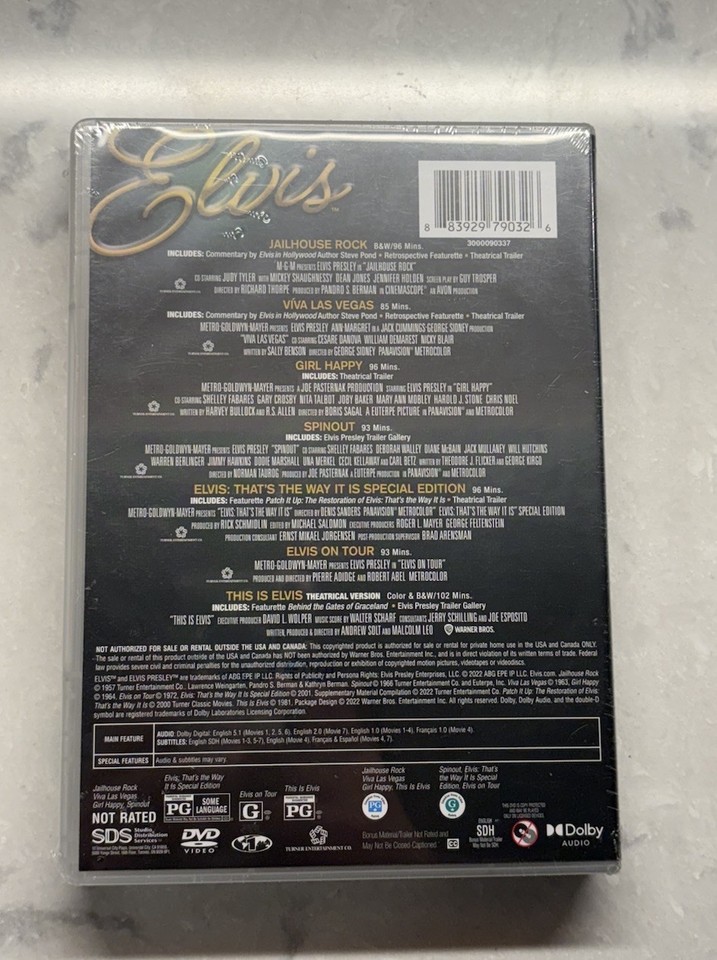 Elvis 7-Film Collection (DVD)NEW SEALED 883929790326| eBay