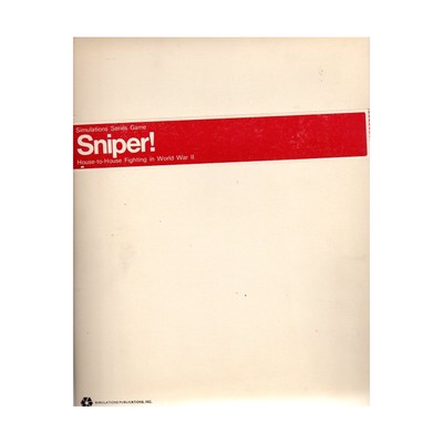 SPI Wargame Sniper! (Flat White Box) Tray Fair+ | eBay