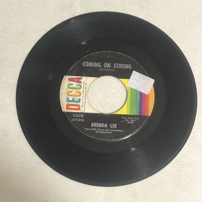 Brenda Lee Coming On Strong Vintage 45 Vinyl Record Decca Records | eBay