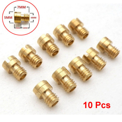 10pcs Carburettor M4 Round Head Main Jet for GY6 50cc 139QMB PZ19 #78 ...