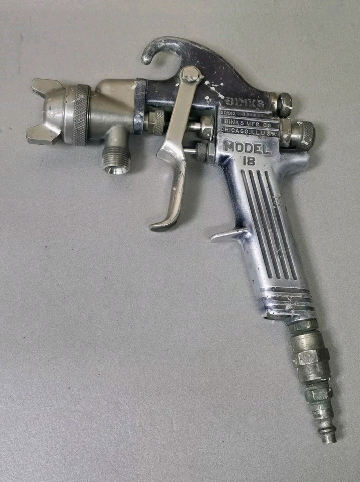 Binks Model 18 Professional Spray Paint Gun Tested | eBay