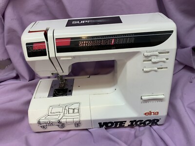 Elna 3007 Sewing Machine Swiss Design. Read Description | eBay
