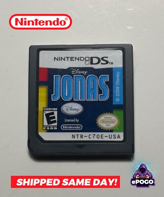 Disney Jonas (Nintendo DS, DSi, 3DS) Game Only AUTHENTIC CLEAN TESTED ...