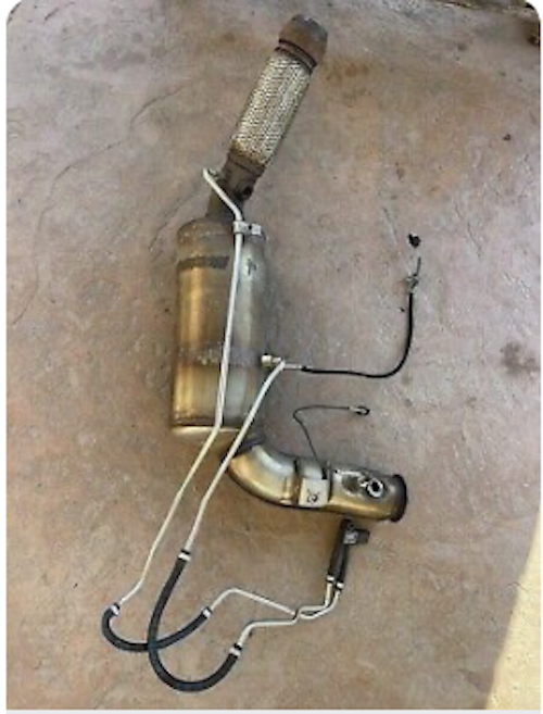 Mercedes Sprinter Cat Converter Exhaust Manifold Header Down Pipe 3.0 ...