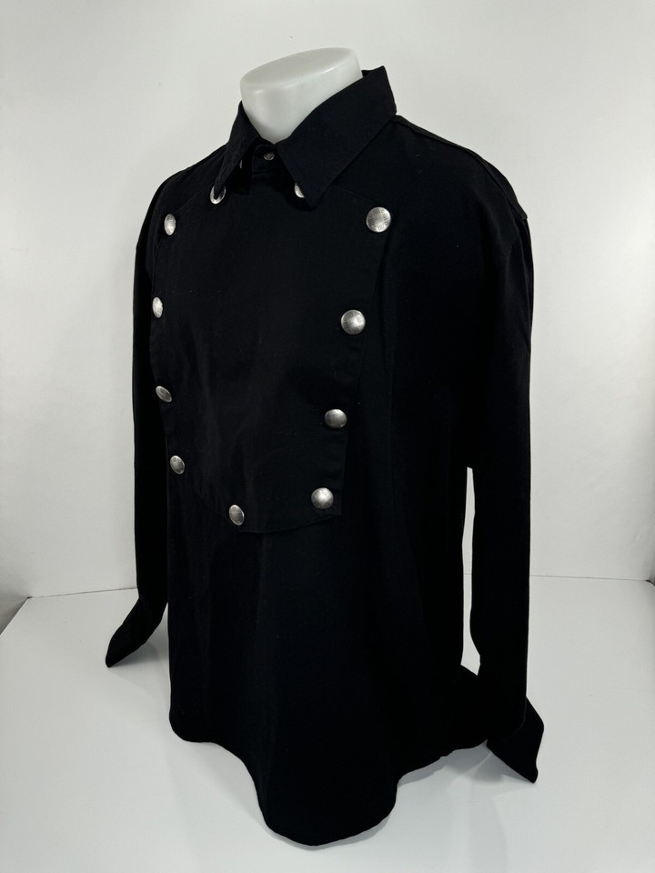 SCULLY - NEW - BIB Metal Buttons Ranch Western Mens XL Heavy Pioneer ...