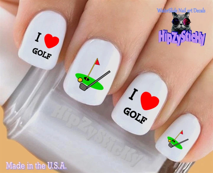 Golf Inspired Mani
