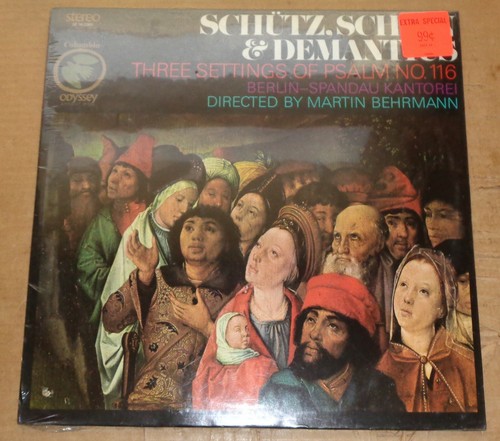 Martin Behrmann PSALM 116 Schutz/Schein/Demantius - Odyssey 32 16 0360 ...