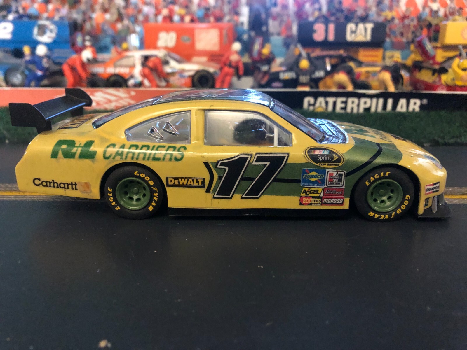 Scalextric Nascar FORD FUSION #17 Hand Painted Slot car 1/32 | eBay