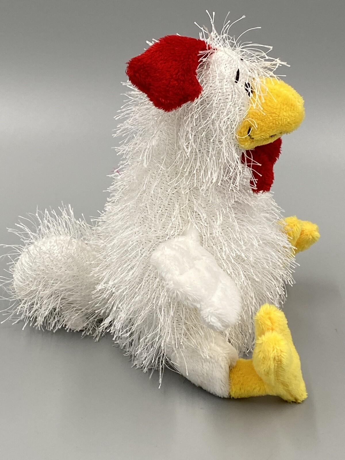 Ganz Webkinz Chicken Plush Rooster Stuffed Animal Toy No Code White 8 ...