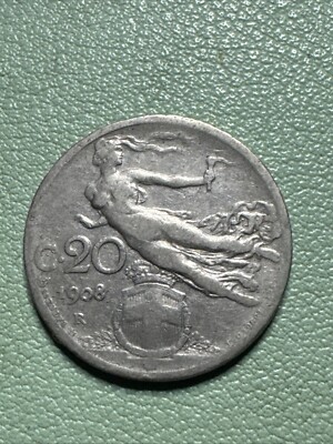 World Coins Italy Coin 20 Centesimi 1908 Coin Flying Nude | eBay