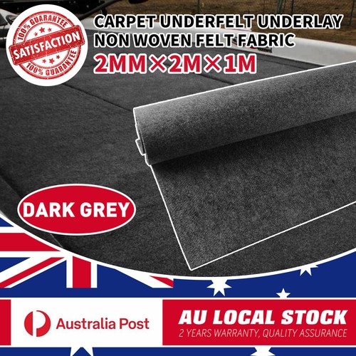 2mx1m Underlay Felt Auto Carpet Van Liner Floor Rug Marine Deck Anti ...
