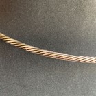 Vintage Silver Tone Twisted Cable Flexible Torque Necklace Twist Off ...