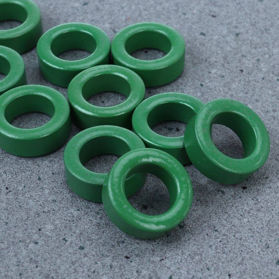 10 Pcs Power Ferrite Toroid Cores 22mm x 14mm x 8mm Iron Toroid Ferrite ...