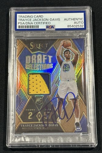 2023-24 Panini Select SIGNED /49 Trayce Jackson-Davis Auto RPA RC Card ...