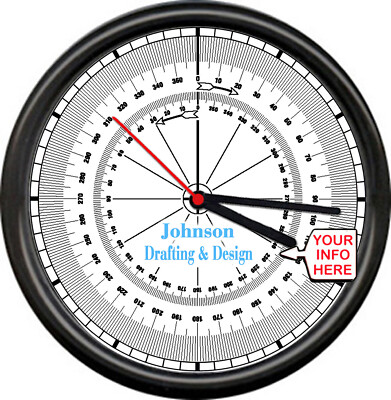 Protractor Geometry Architect Drafting Design Tools Personalized Sign ...