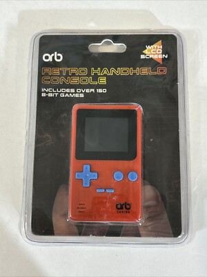 Orb Retro Handheld Console, Over 150 8-Bit Games; LCD Screen; Classic ...