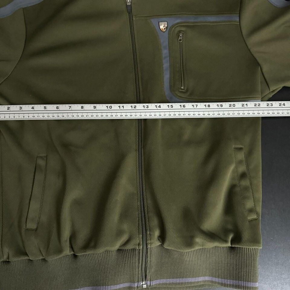 Kuhl Jacket Large Mens Track Full Zip Olive Green | eBay