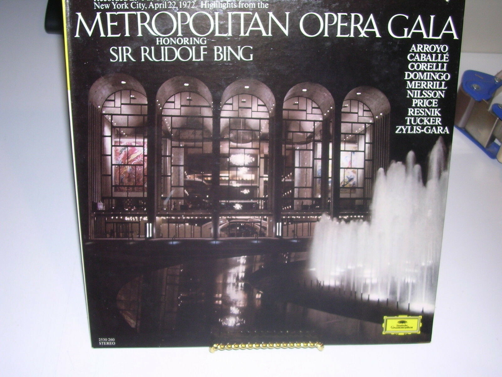 Metropolitan Opera Gala Honoring Sir Rudolf Bing April 22, 1972 NM ...