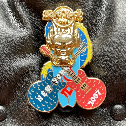 NEW YORK🇺🇸HARD ROCK CAFE®HR PIN🎸2007 3D SURFBOARD SERIES`07 SKULL RED ...