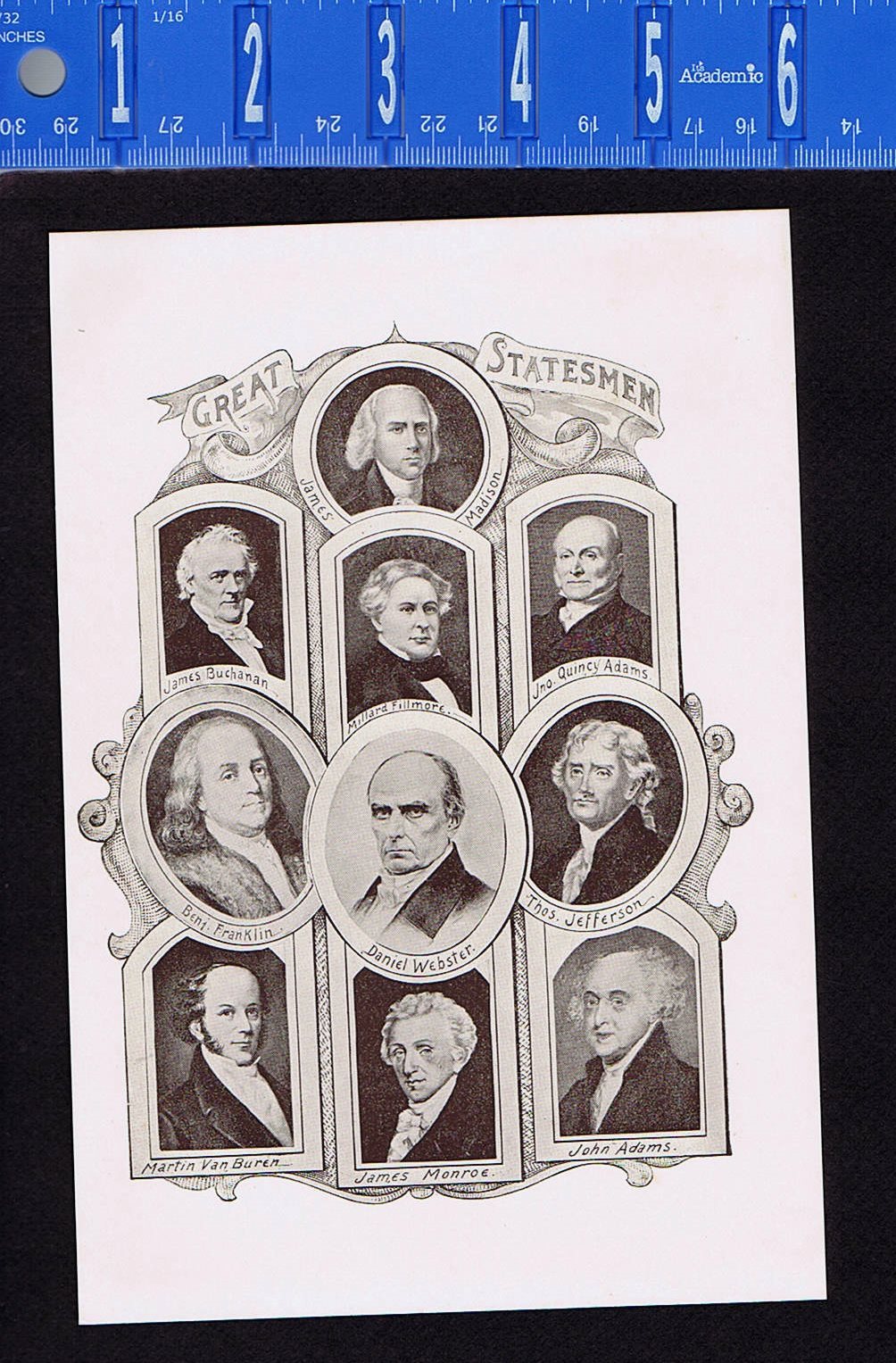 Great Statesmen of World & United States Presidents- 1894 Portrait ...