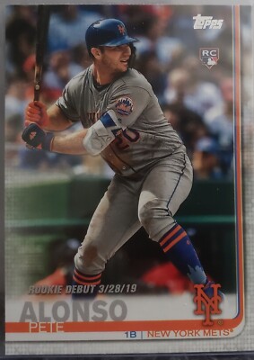 Pete Alonso 2019 Topps Update #US198 Rookie Debut Card | eBay