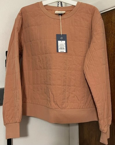 Universal Thread Goods Co Womens Pullover Crew Sweater Apricot Glaze ...