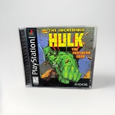 Incredible Hulk: The Pantheon Saga (Sony PlayStation 1, 1997) for sale ...