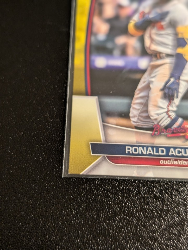 2023 Bowman Paper Yellow 20/75 Ronald Acuna Jr Atlanta Braves #92 | eBay