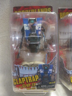 Neca Borderlands - Blu14 Claptrap - Deluxe Limited Edition Action ...