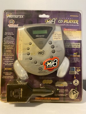 Memorex CD/MP3 Player w/ Car Kit - 45 Sec Anti-Skip Protection - VGC ...