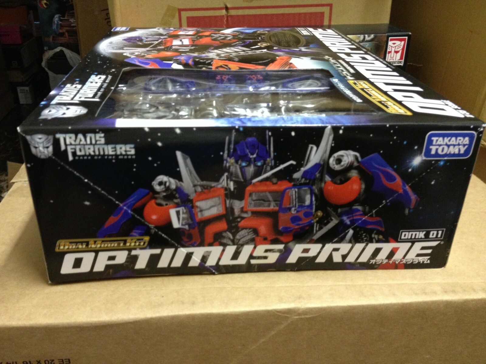Transformers Dark of the Moon DOTM DMK-01 Optimus Prime scanning clear ...
