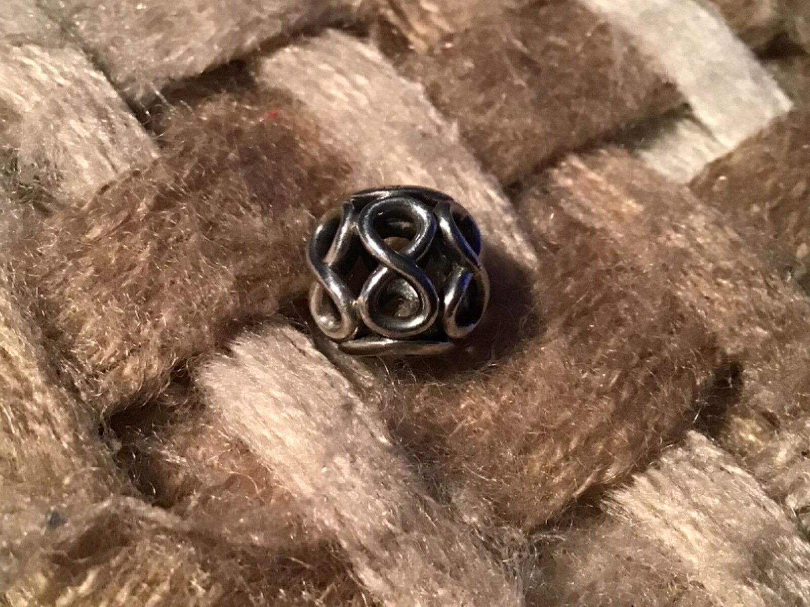 Rare Genuine Pandora Openwork Infinity Silver Charm … - Gem