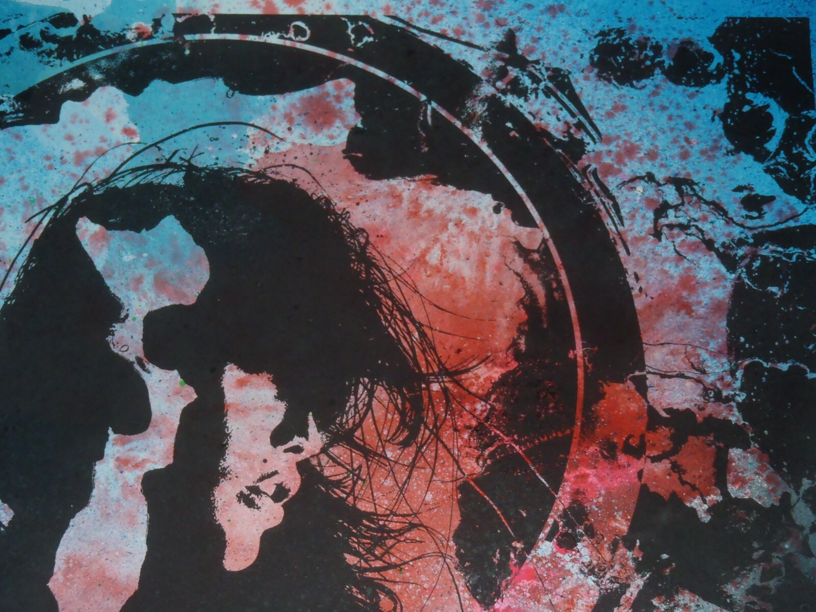Jacob Bannon A Rumble Below HAND PAINTED art print poster Converge Jane ...