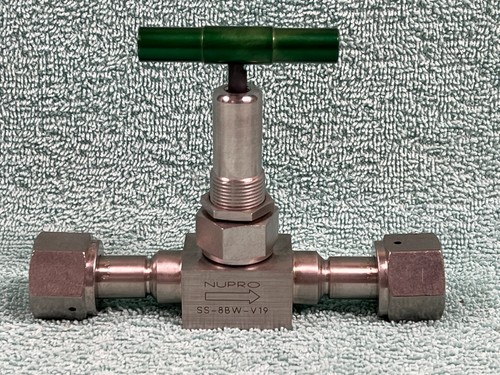 Nupro Swagelok SS-8BW-V19 Stainless Steel Bellows Sealed Valve 1/2 ...