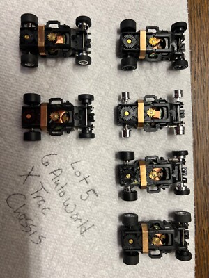 ho slot car chassis, 6 Autoworld X Traction chassis, Lot 5 | eBay