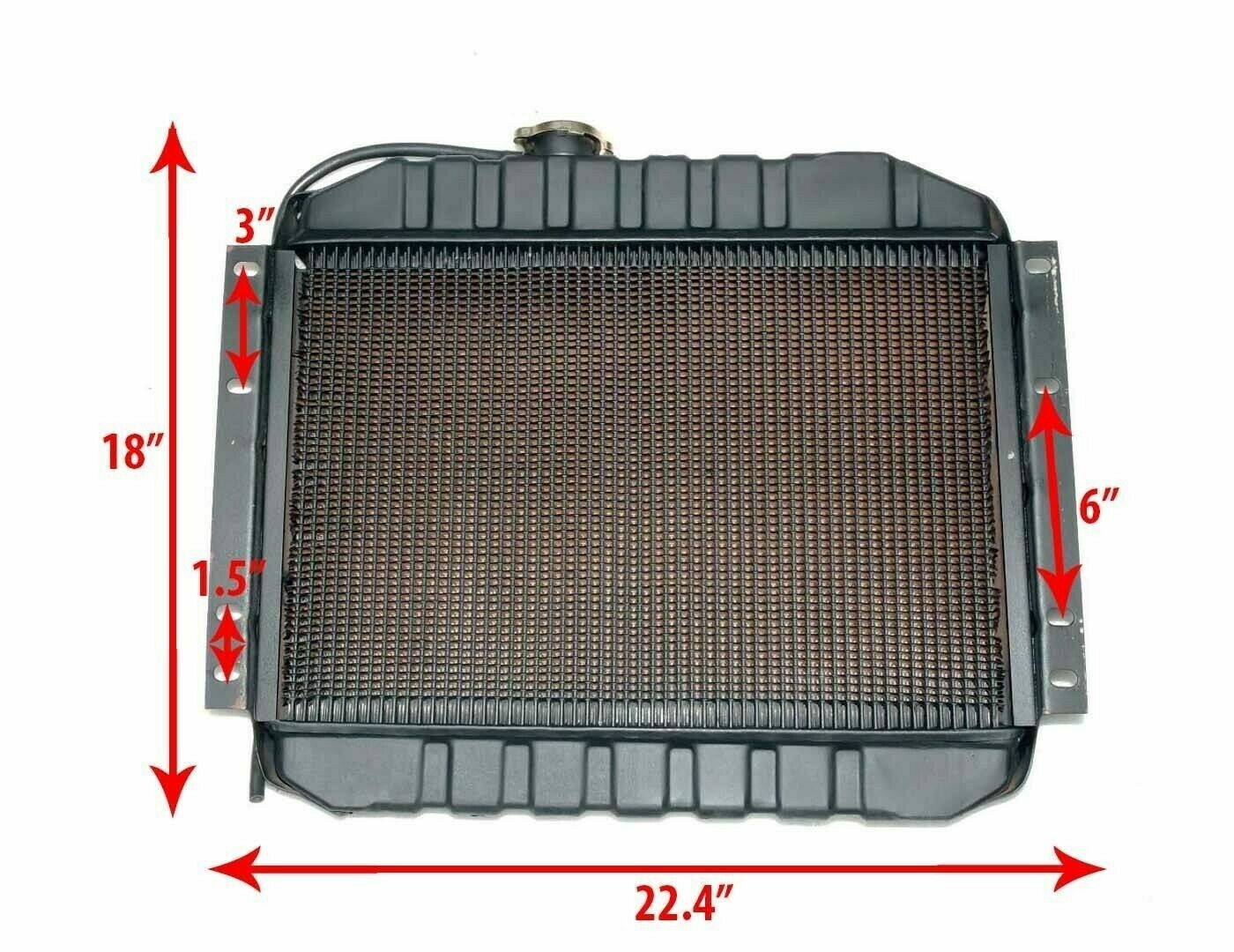 Radiator Assembly For Mahindra CJ340 CJ540 & MM540 Jeeps Diesel Models ...