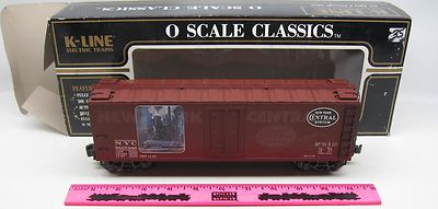 K-Line K762-7486 NYC O scale Historical Art Classic Wood-Sided reefer ...