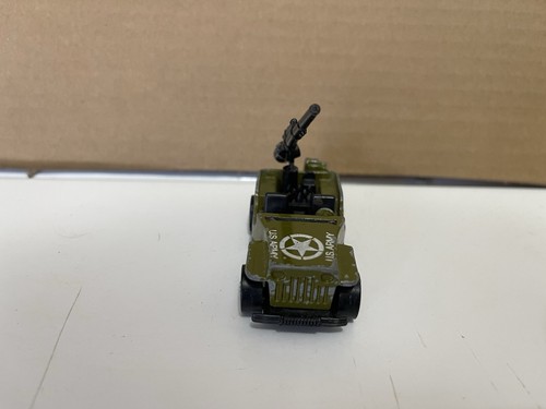Hot Wheels Vintage 1970 Redline Army Jeep + Gun Rare Olive Green As Is ...