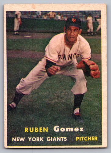 1957 TOPPS #58 RUBEN GOMEZ GIANTS | eBay