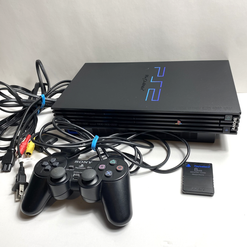 Sony PlayStation 2 PS2 Fat Console Bundle w/ Controller - Fully Cleaned ...
