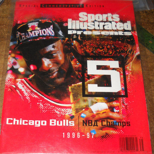 VINTAGE 1996-97 CHICAGO BULLS COMMERATIVE EDITION SPORTS ILLUSTRATED ...