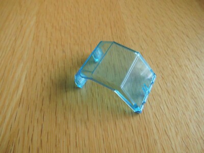 Lego 2483 Windscreen 4 x 4 x 3 & 2/3 Helicopter Transparent Light Blue ...