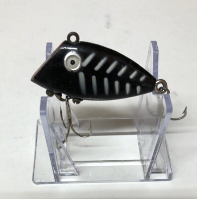 Swimmin Minnow Black Scale Fishing Lure Old Fishing Lure #18 | eBay