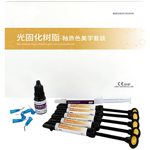 Dental DX.Esthetic Enamel nano hybrid light cure composite Resin ...