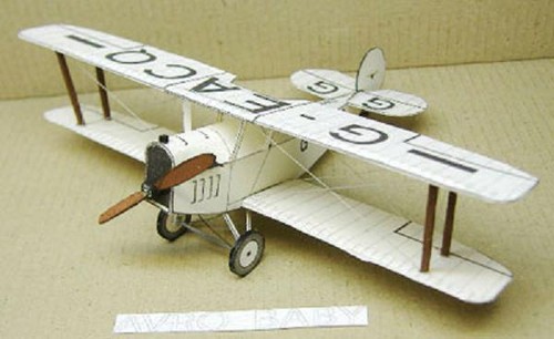 Avro 534 Baby Popular British Light Sport Airplane Desktop Wood Model ...