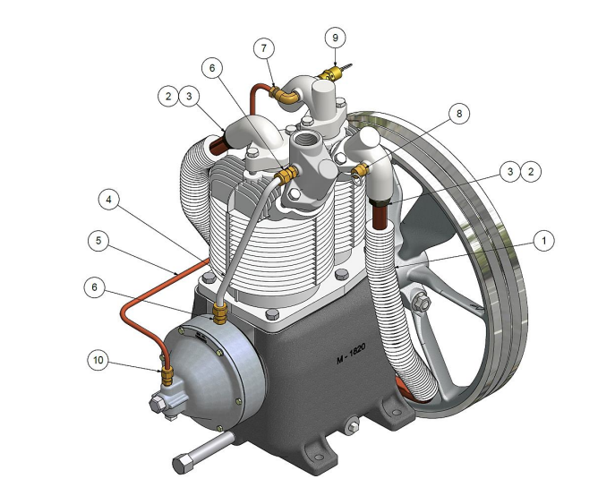 CHAMPION INTERCOOLER TUBE FOR R15B PUMP PART# Z9140 / 315CAP272 | eBay
